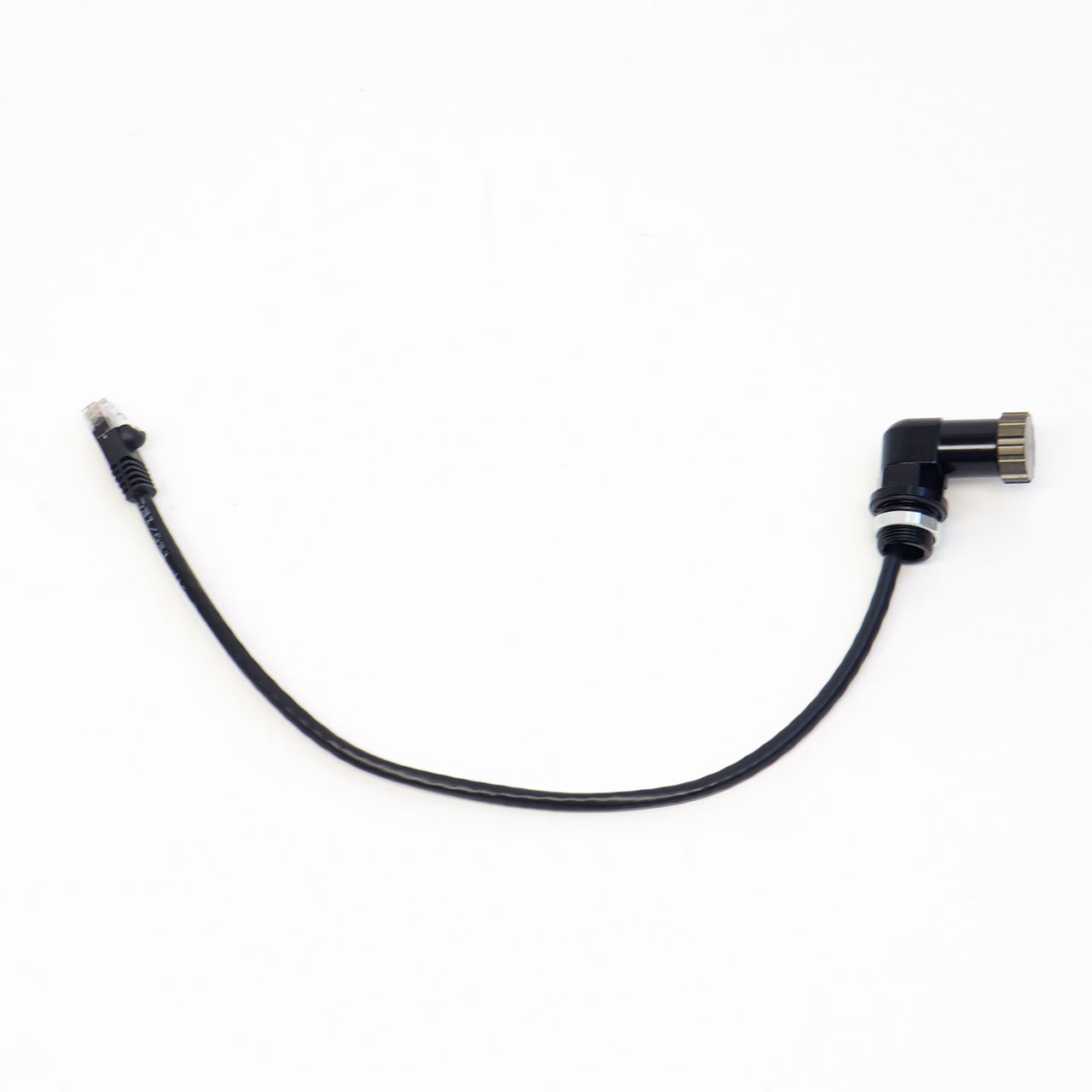 DNC-2084-L Elbow style M16 Underwater LAN Ethernet Cat6 bulkhead connector