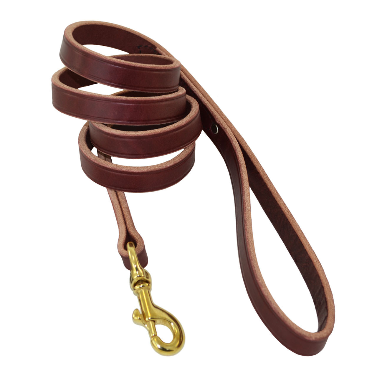 Standard Obedience Leash | Dog Leather Lead - J&J Dog Supplies