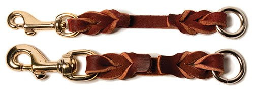 Snap Tabs | Leather Snap Tabs | Braided Dog Snap Tabs - J&J Dog Supplies