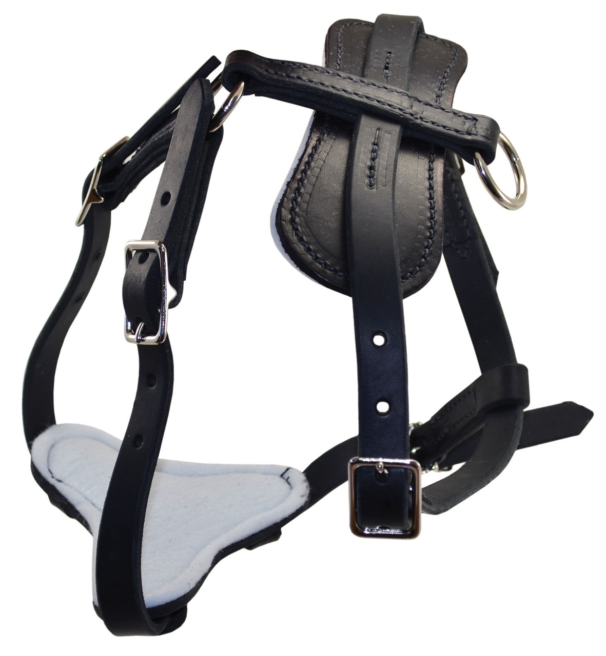 Compact Leather Lite Tracking Harness | Comfortable Dog Harness - J&J ...