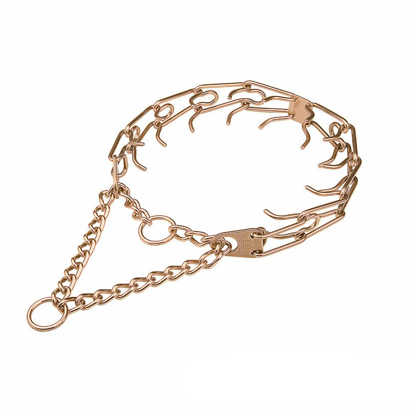 Herm Sprenger Ultra-Plus Chrome-Plated Steel Pinch Collar with Swivel