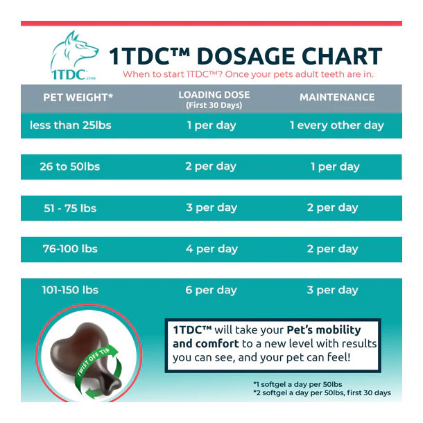1-TDC Canine Periodontal & Joint | Joint/Muscle Pain Relief - J&J Dog ...