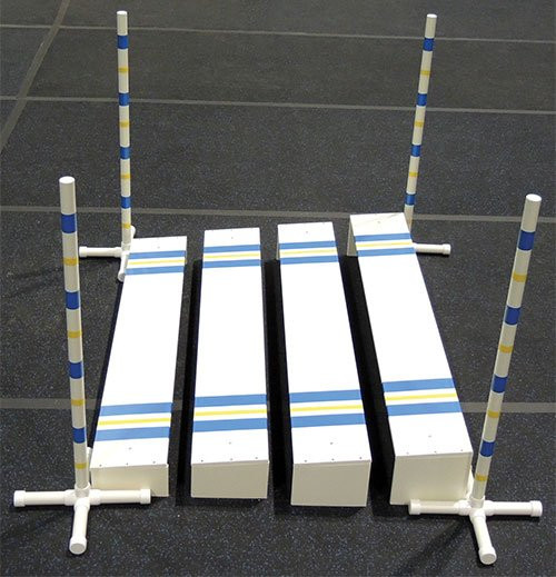 4' Wide PVC Panel Jump Boards | Dog Training - J&J Dog Supplies