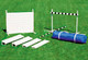 4' Practijump Lightweight Vinyl Jump Set | Dog Agility - J&J Dog Supplies