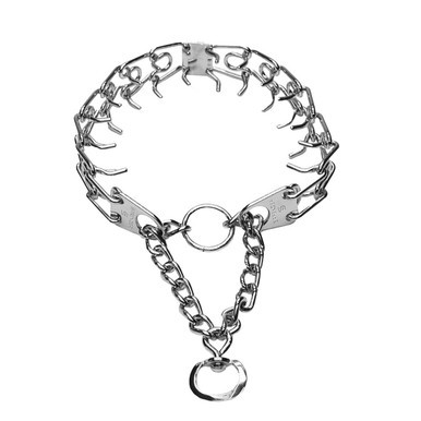 Herm Sprenger Ultra-Plus Chrome-Plated Steel Pinch Collar with Swivel