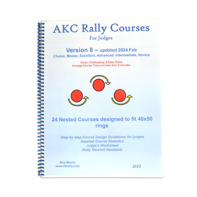 2023 AKC Rally Courses for Judges 8.0 - J&J Dog Supplies