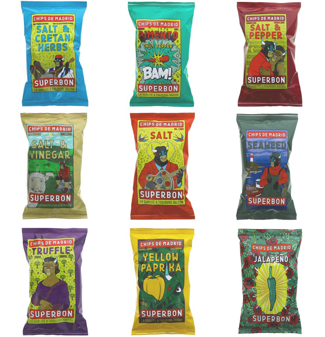 Superbon Chips De Madrid Crisps 135g