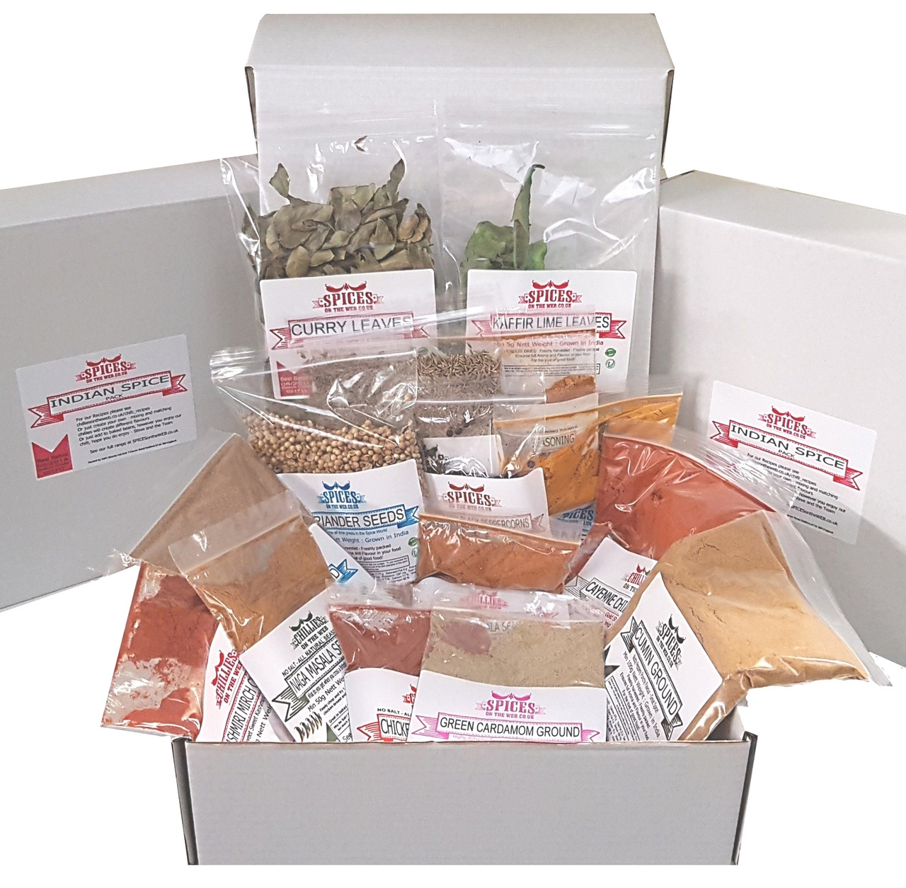 Indian Spice Pack – Essential Spices for Curry & More | by SPICESontheWEB