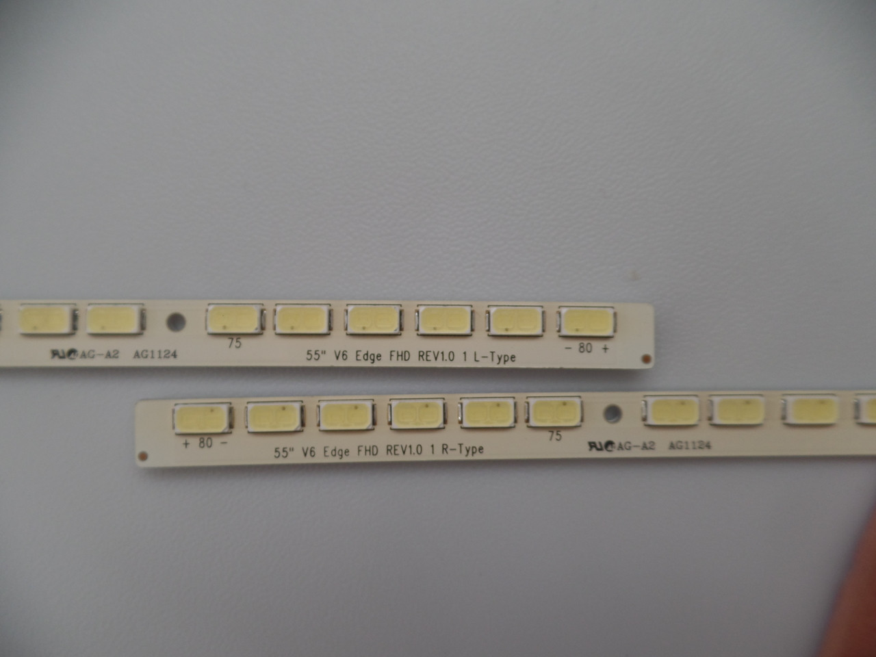 55" V6 EDGE FHD-1 REV1.0 L-TYPE R-TYPE LG LED Backlight Bars