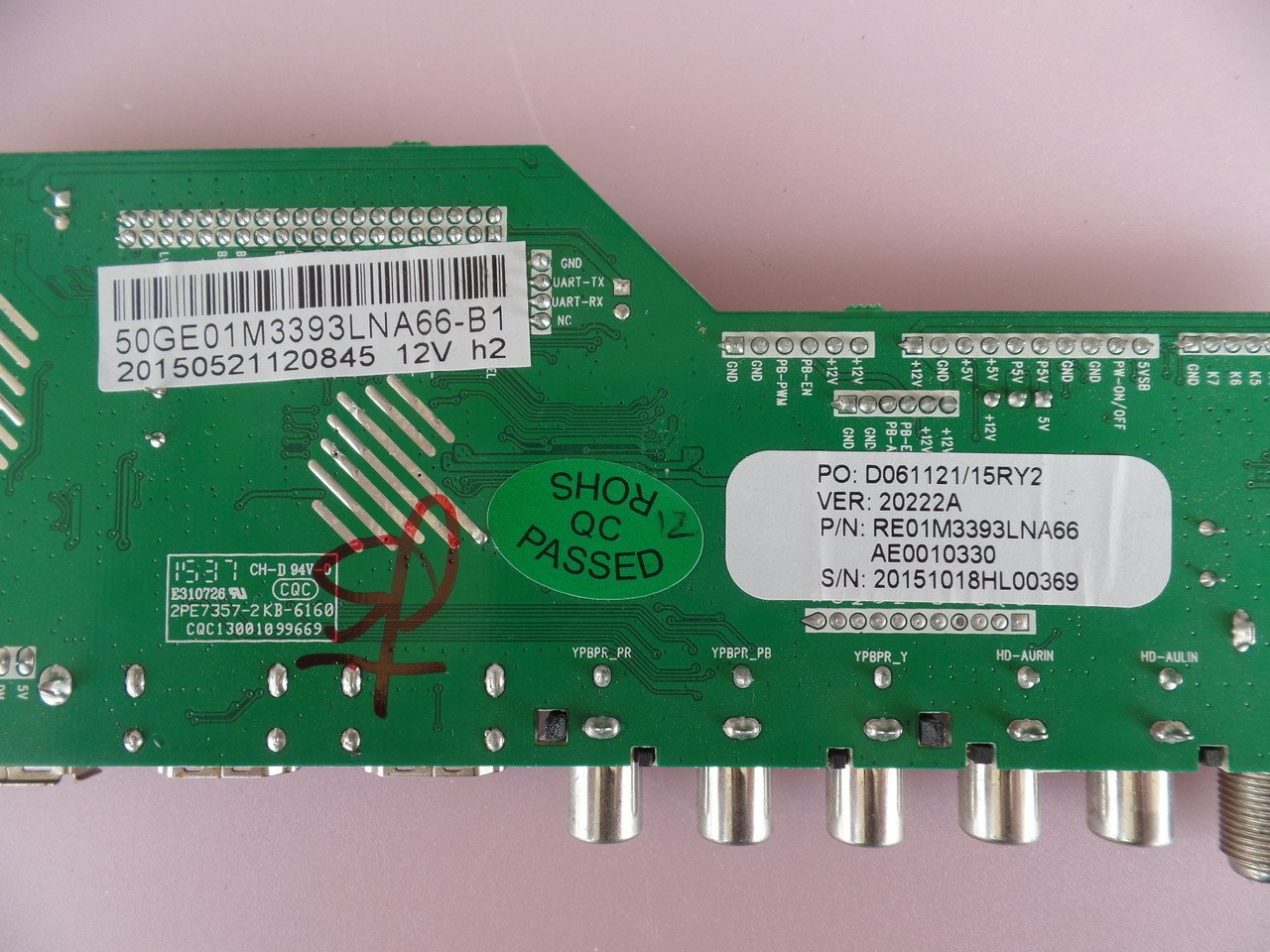 50GE01M3393LNA66-B1 RCA Main Board for LED50B45RQ