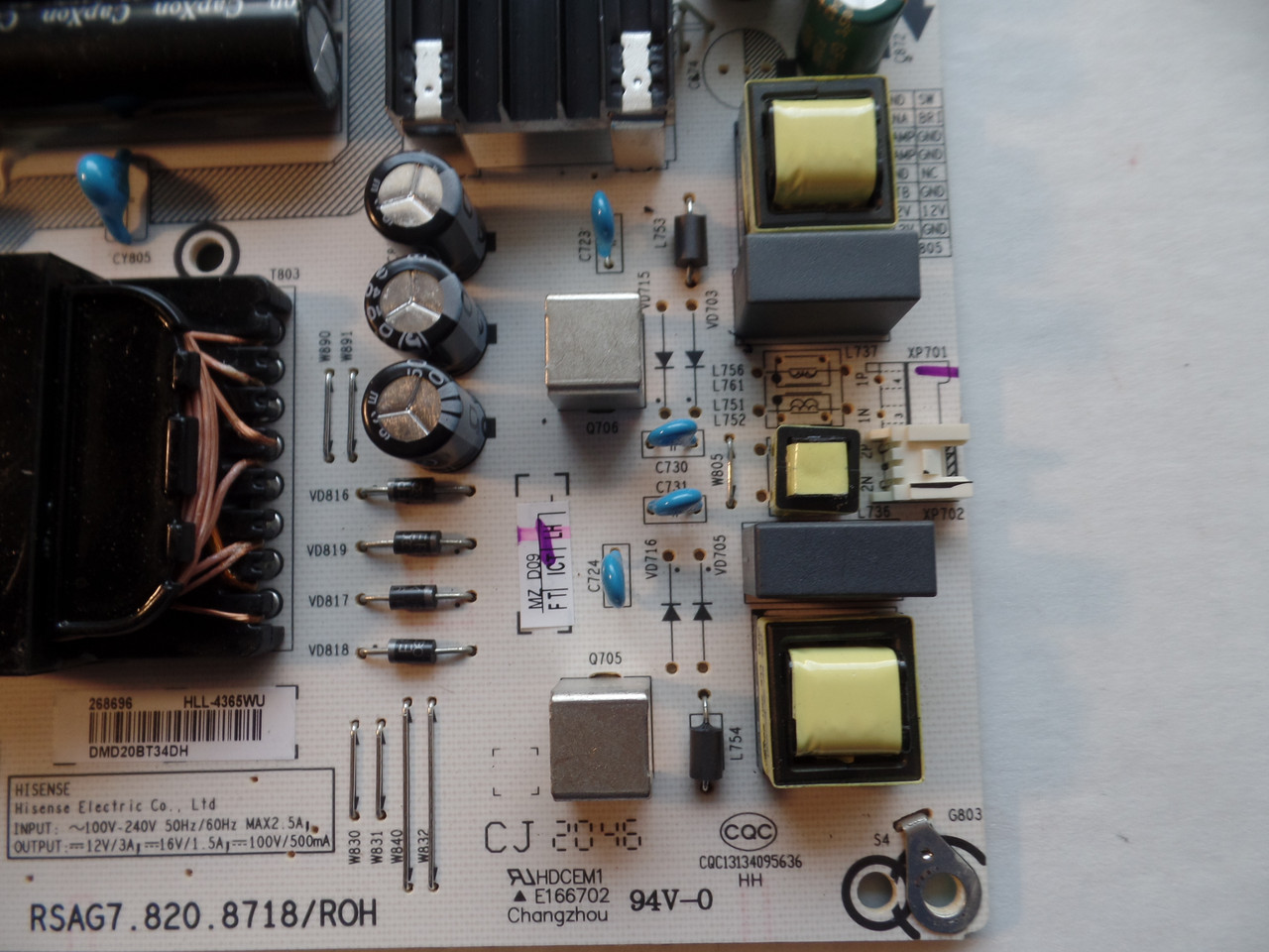 268696 Hisense Power Supply / LED Driver Board