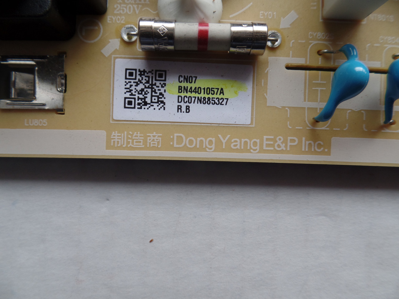 Samsung BN44-01057A Power Supply / LED Board
