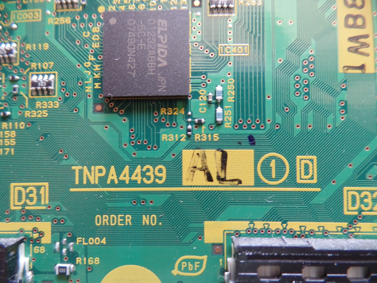 TNPA4439ALS Panasonic D Board
