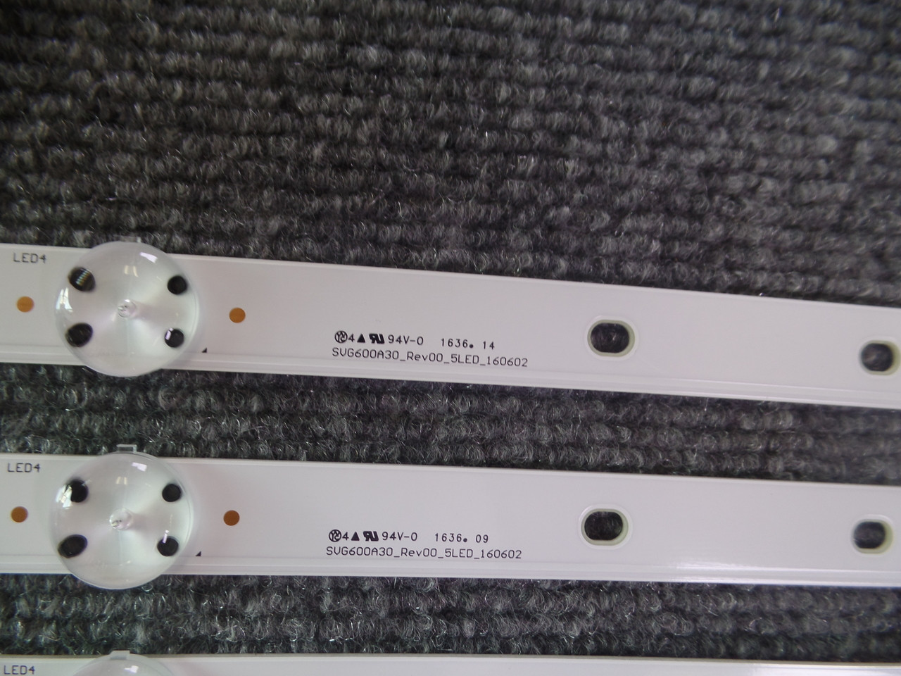 60INCH FHD FBC REV02 Vizio/LG Innotek Replacement LED Backlight Bars ...