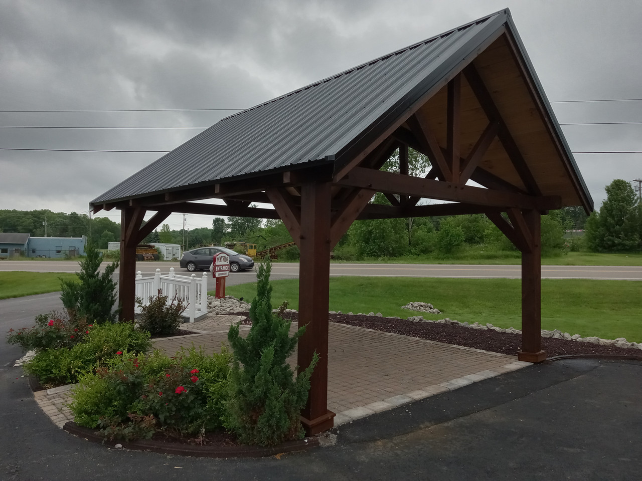 Large Built On Site Rustic Pavilion | Customizable | Versatile