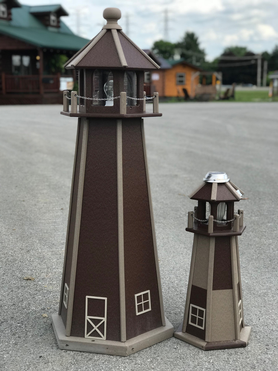 Poly Lighthouses | Wayside Lawn Structures in Columbiana, Ohio
