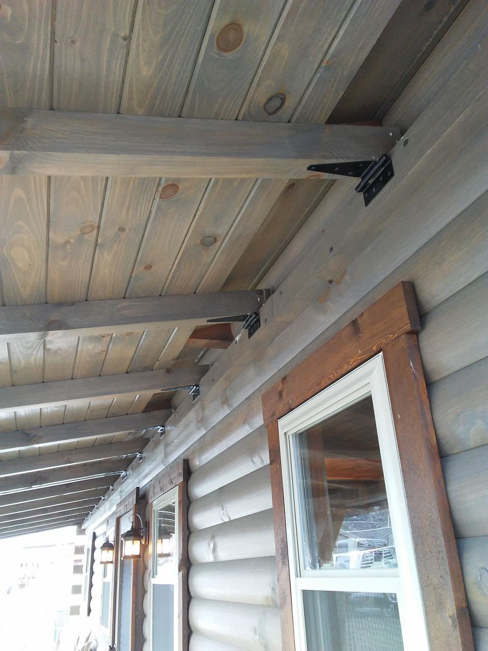 Hinged Porch Roof - Wayside Lawn Structures