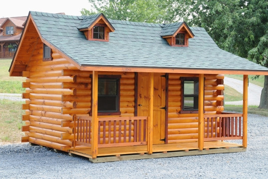 Pioneer Playhouse Log Cabin | Wayside Lawn Structures