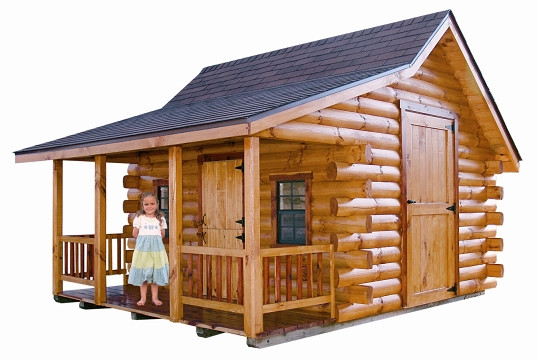 Pioneer Log Cabin | Wayside Lawn Structures