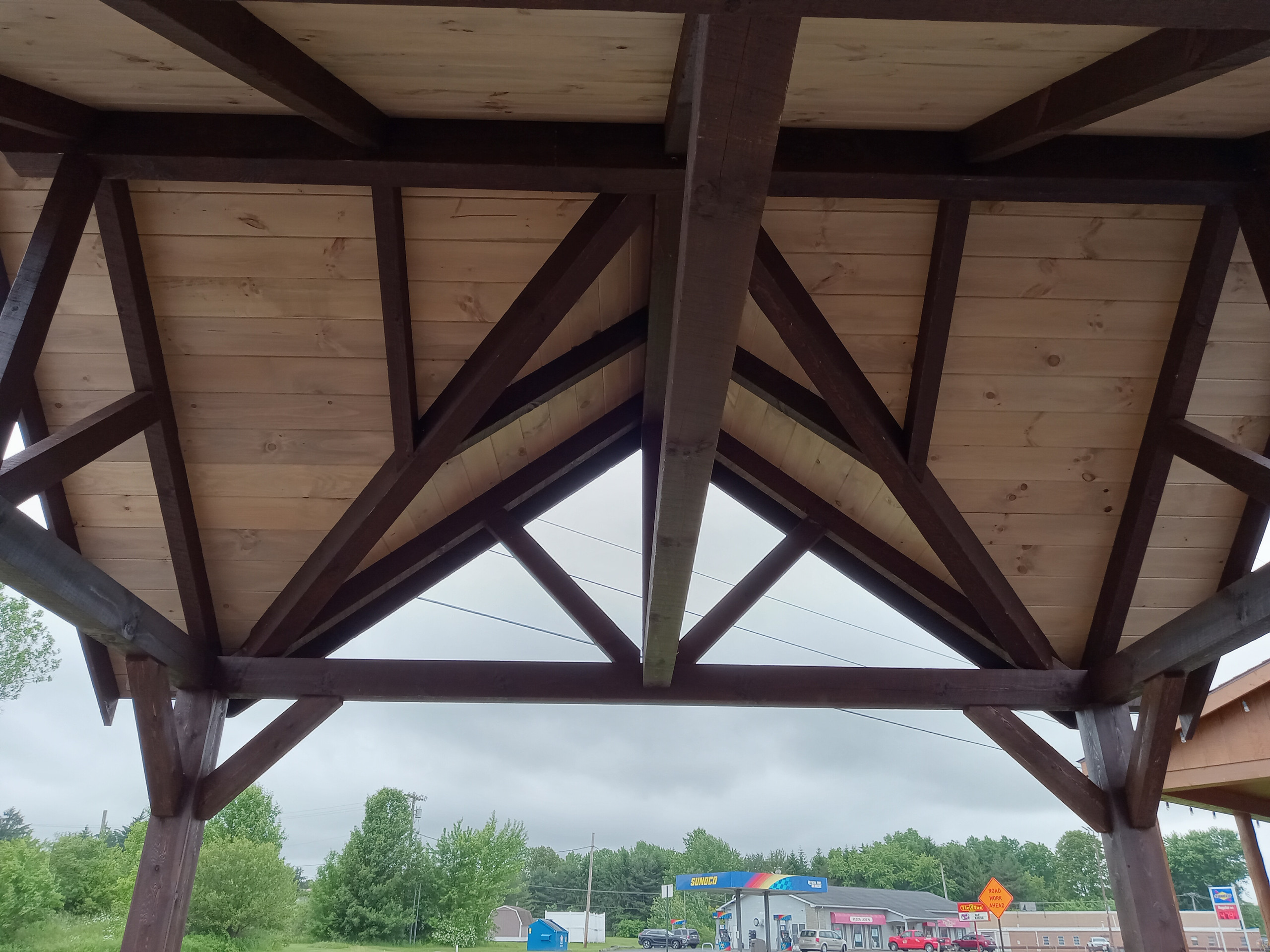 Large Built On Site Rustic Pavilion | Customizable | Versatile