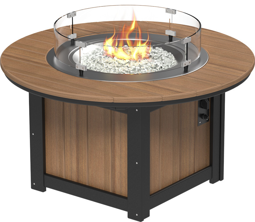 LuxCraft's Luxurious Lumin Fire Pit available in many colors!