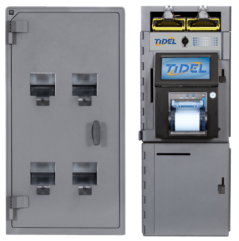 Tidel Series 4 with Bulk Note Feeder and Tube Vend - Data Financial, Inc.