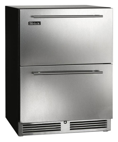 Perlick 24" ADA Compliant Series Indoor Freezer with Stainless Steel ...