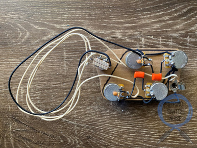 (Gibson) Les Paul LONG SHAFT Wiring Harness - CTS, Switchcraft, SPRAGUE ...