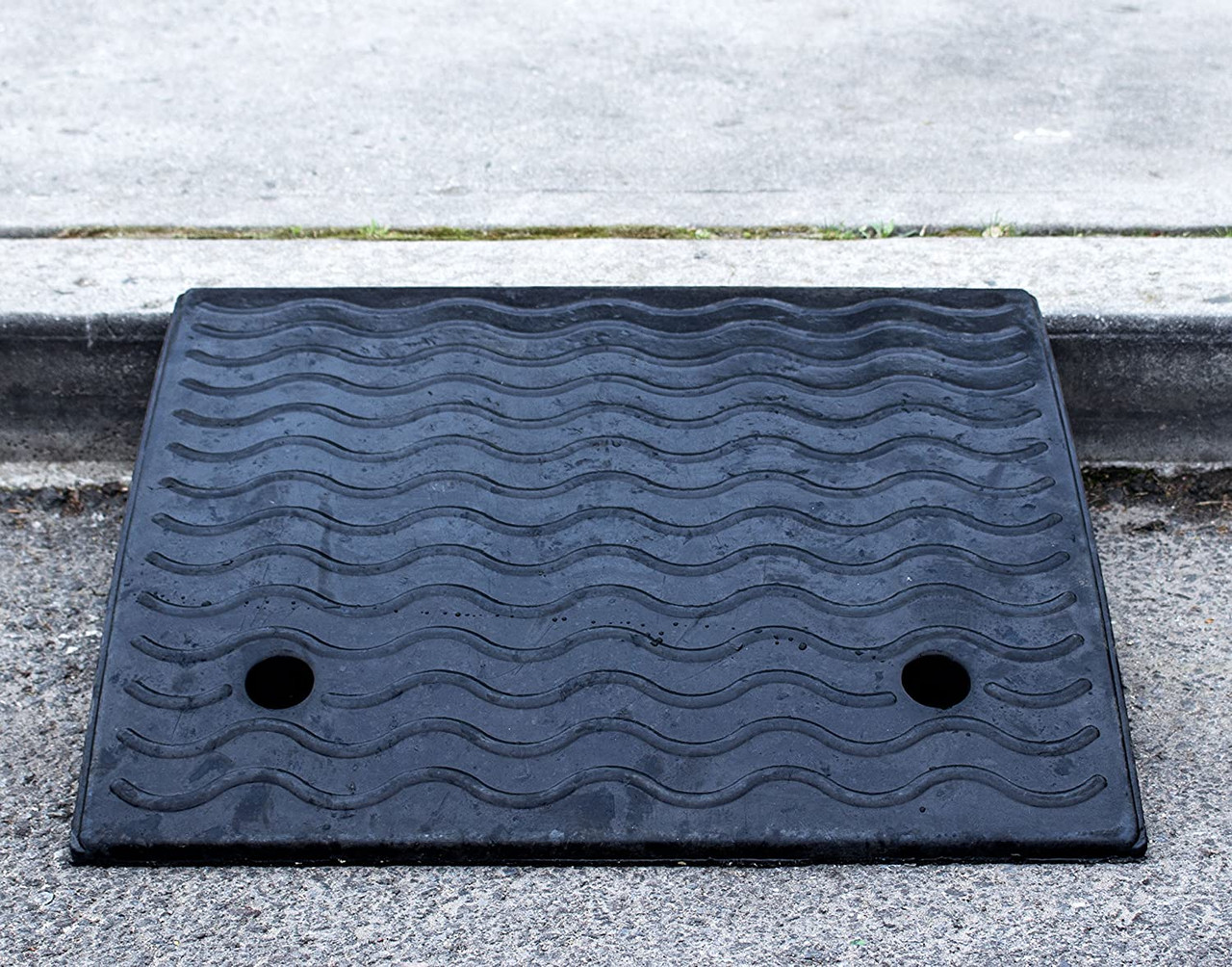 Troy Safety Loading Dock Rubber Curb Ramp