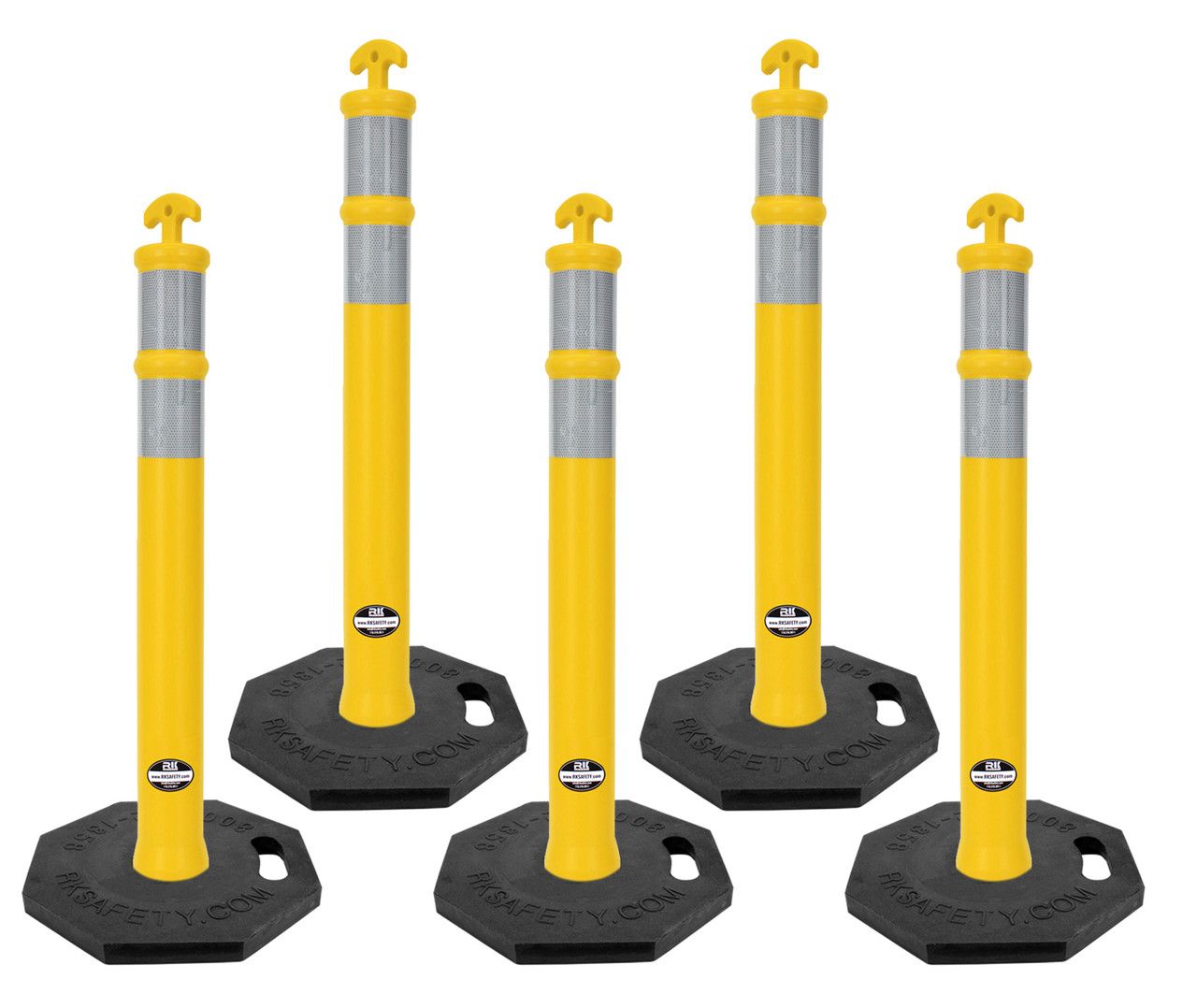 Troy Safety TS-DPOST2T Polyethylene Portable Delineator Post with 13 ...