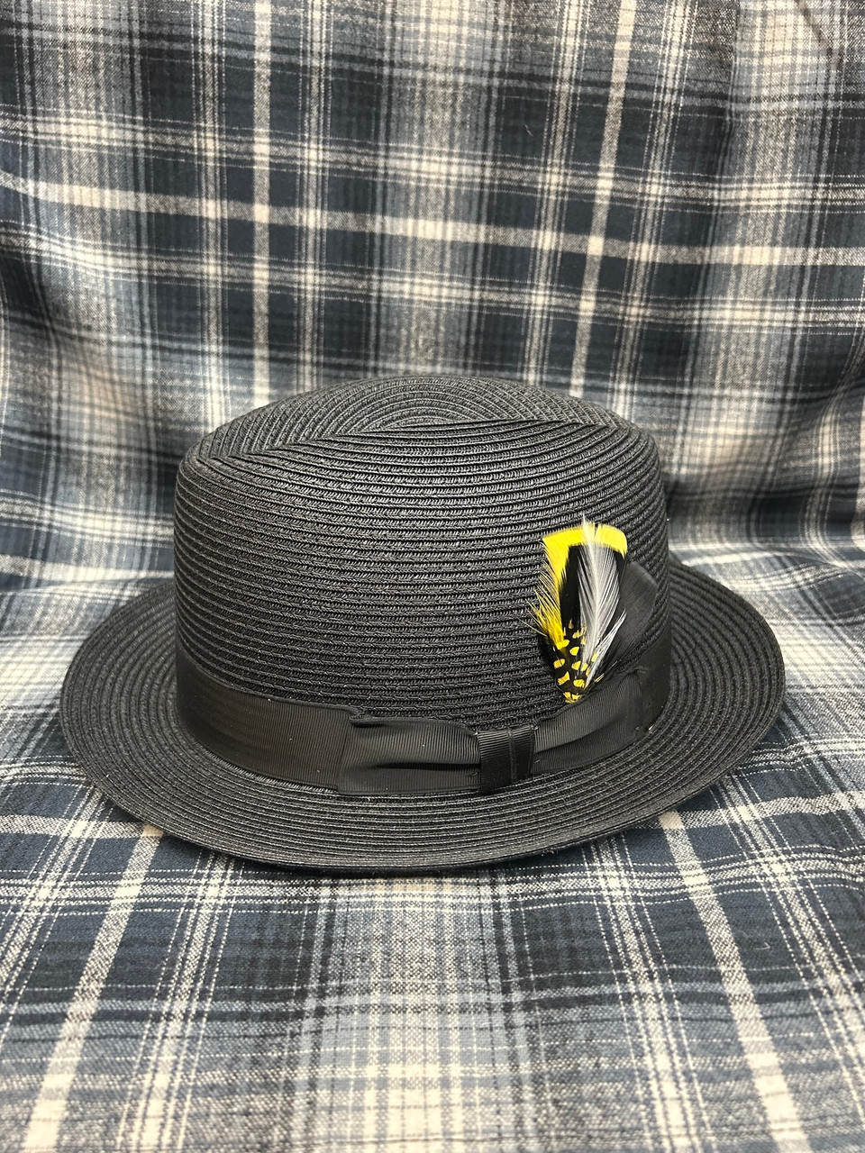 Center Crease Milano Straw Hat Fedora Regular Brim