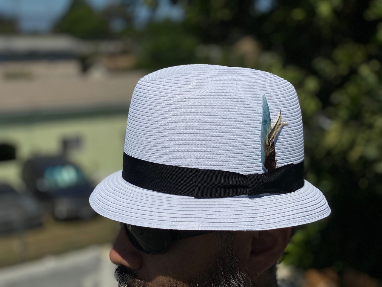 Center Crease Milano Straw Hat Stingy Brim Center Crease Milano Straw Hat Stingy Brim