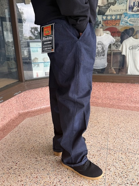 FB County Denim Kackie Pants Khaki blue and black