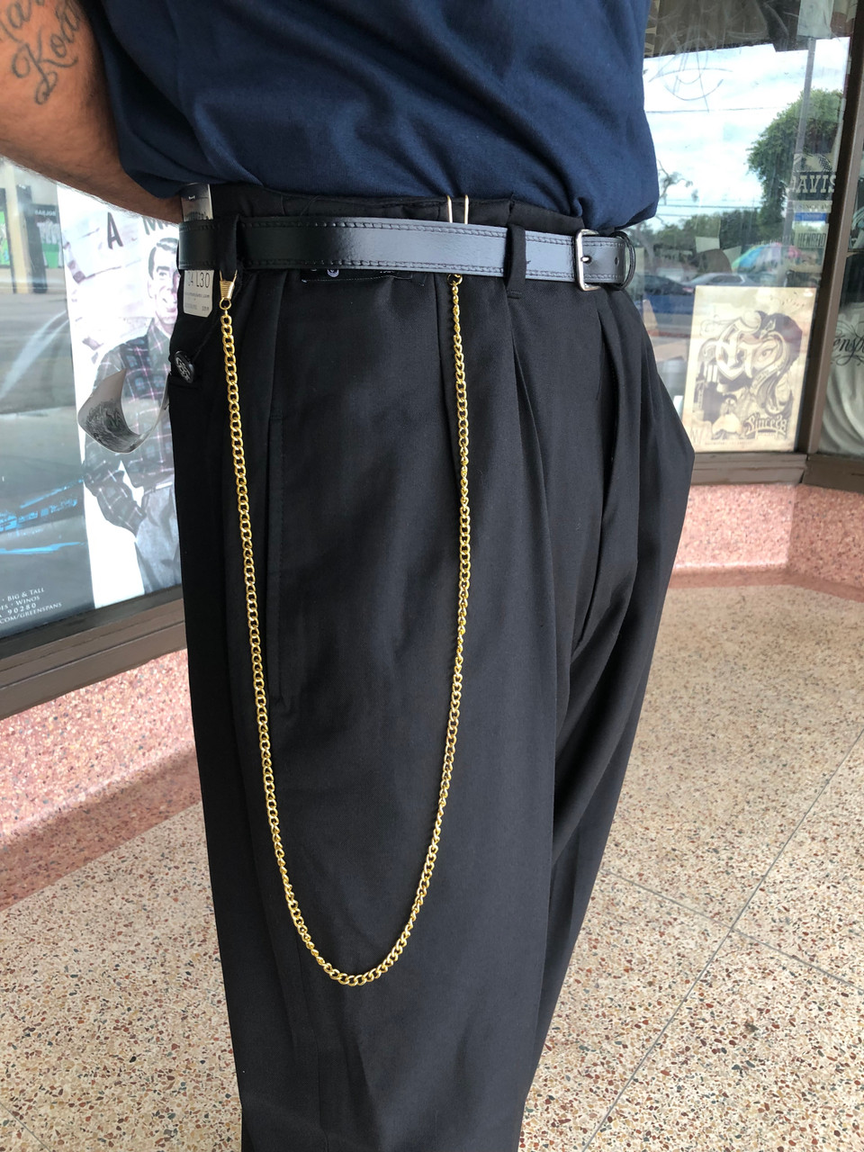 Gold 30" Single Zoot Chain