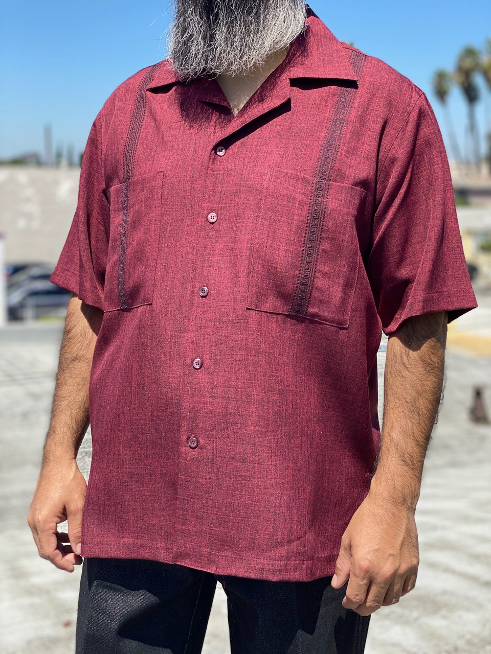Two Pockets Two Stripe Shirts