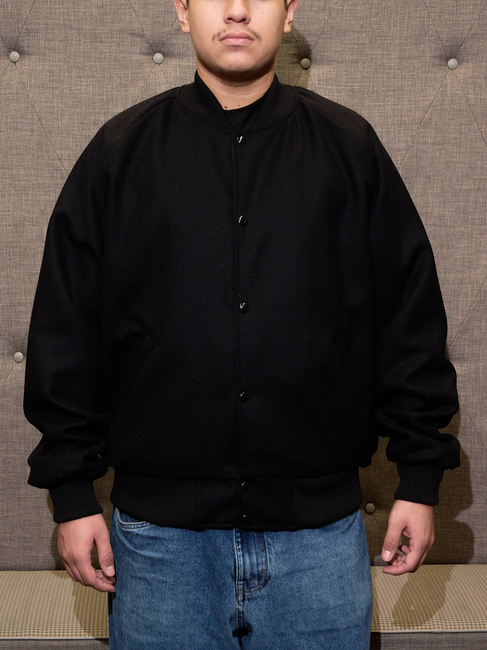 Reversible Wool Melton Custom Coat