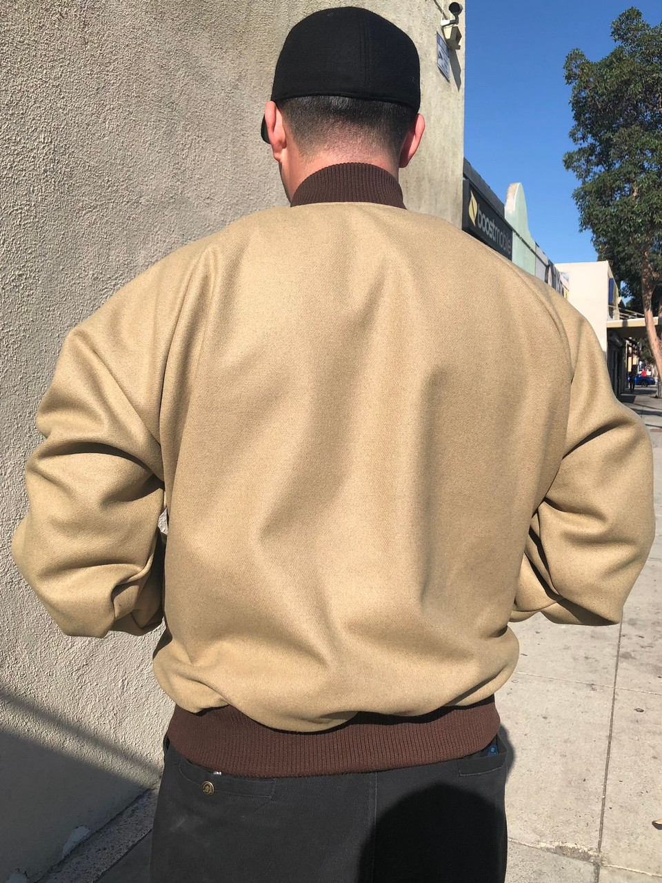 Reversible Wool Melton Custom Coat