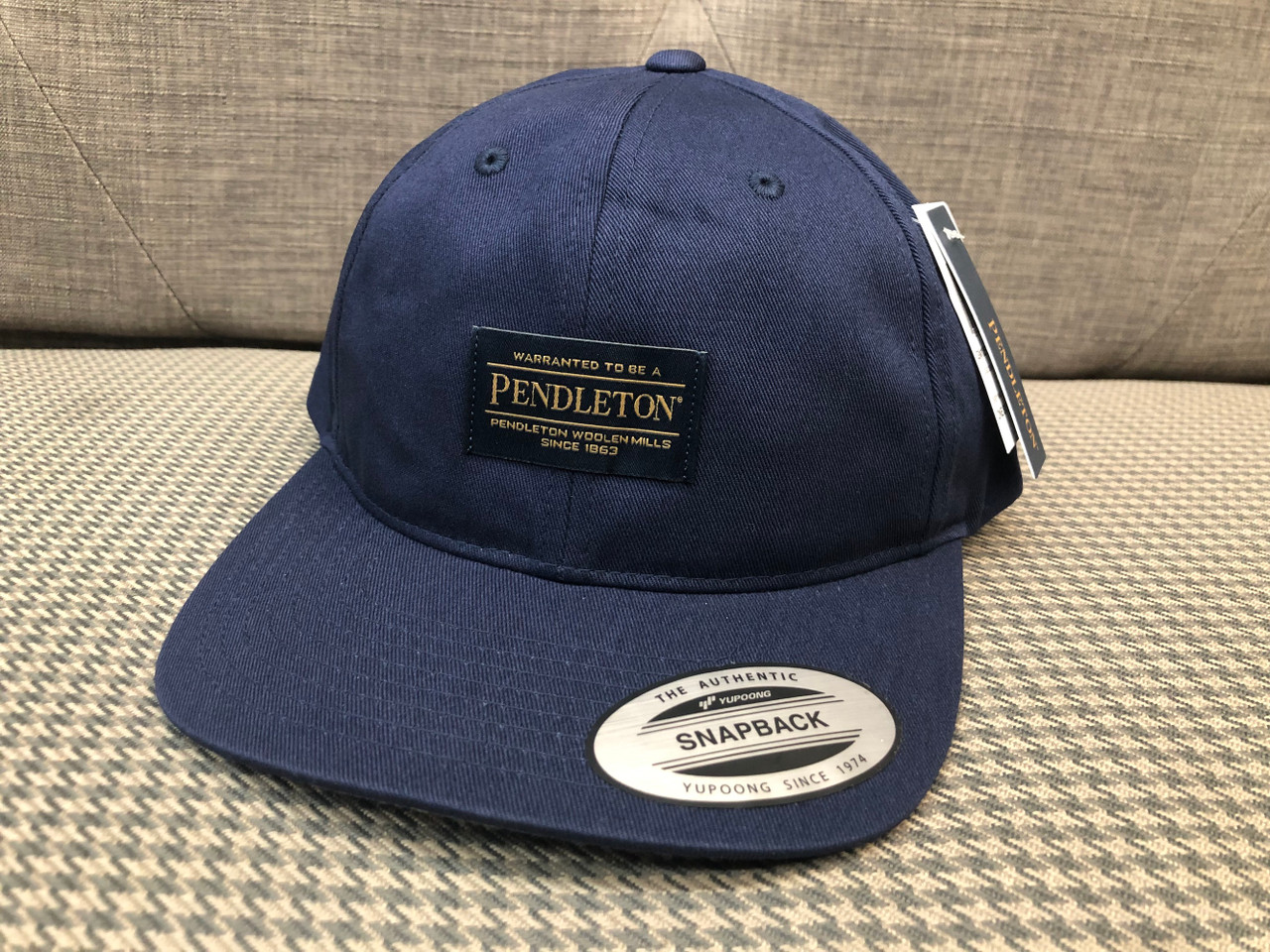 Pendleton Cap Solid Blue With Wool Ombre Underbill