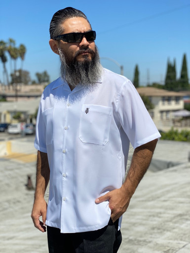 Two Pocket Shirt With Contrast Emblem