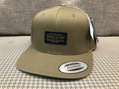 Pendleton Cap Olive Cotton With Pendleton Patch