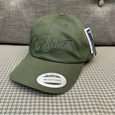 Spring 2025 Green Colored Embroidered Pendleton Cap