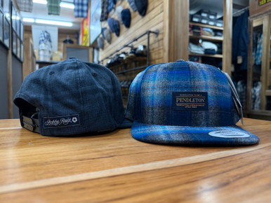 Grey Turquoise Bobby Ruiz Pendleton Wool Cap