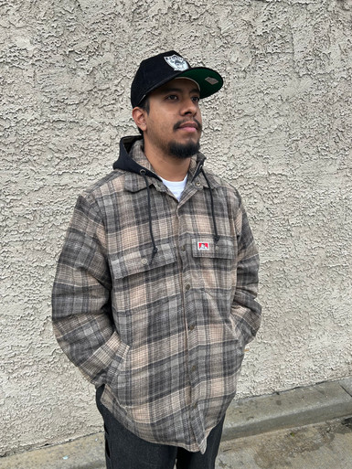 Ben Davis Flannel Jacket Khaki