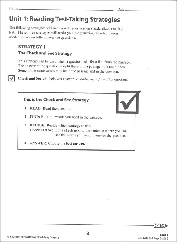 Core Skills: Test Preparation Grade 5 - Classroom Resource Center