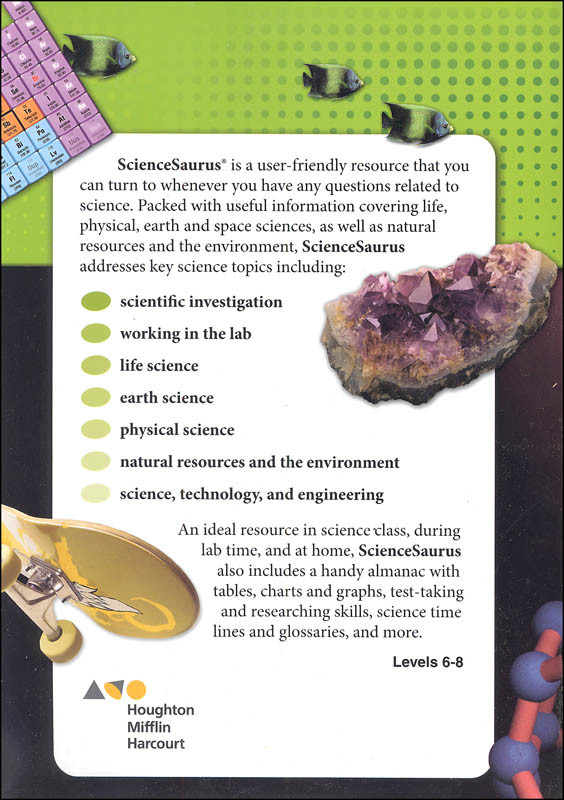 ScienceSaurus: A Student Handbook Grades 6-8 Softcover 2014 - Classroom ...