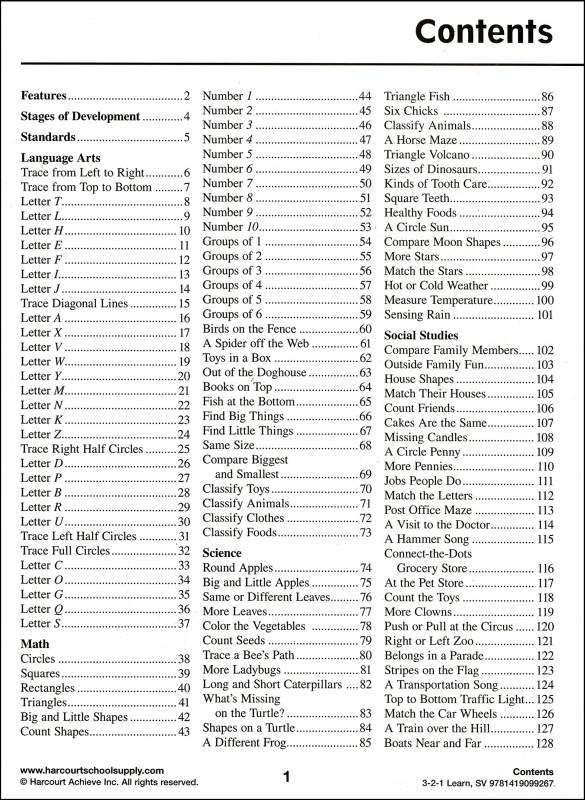 3-2-1 Learn: Foundations for Success Ages 2-3 - Classroom Resource Center
