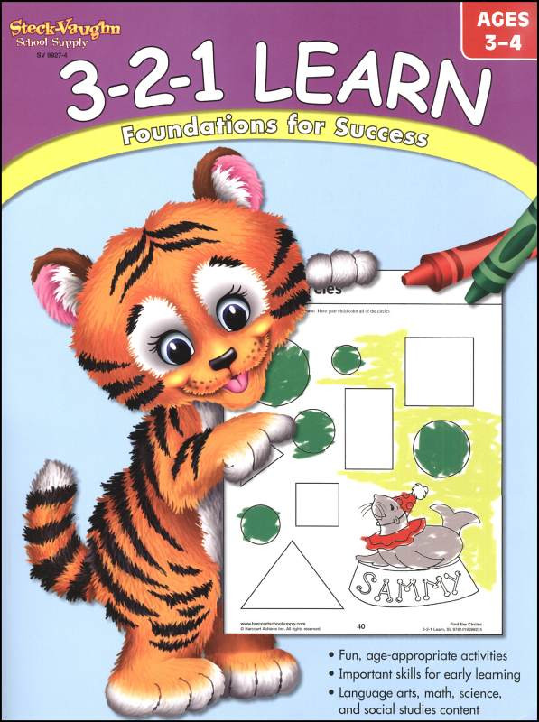 3-2-1 Learn: Foundations for Success Ages 3-4 - Classroom Resource Center