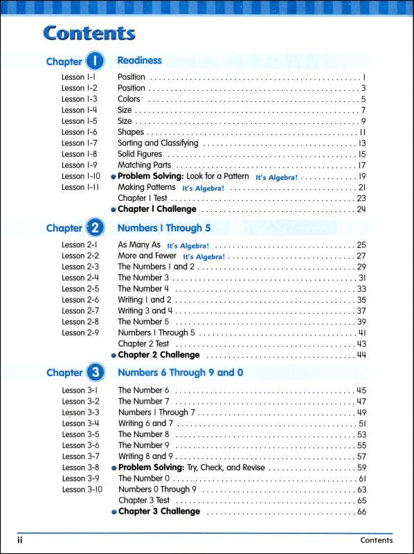 MCP Math Level K Student Kindergarten - Classroom Resource Center