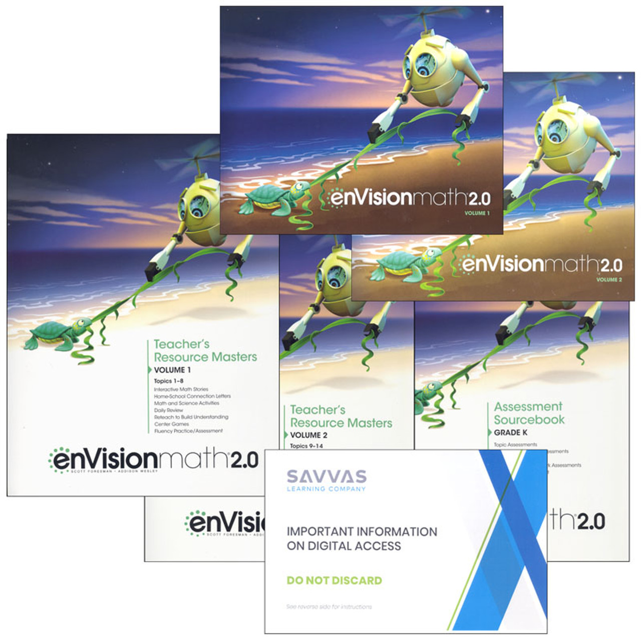 EnVision Math 2.0 Grade K Bundle (2017 Version) - Classroom Resource Center
