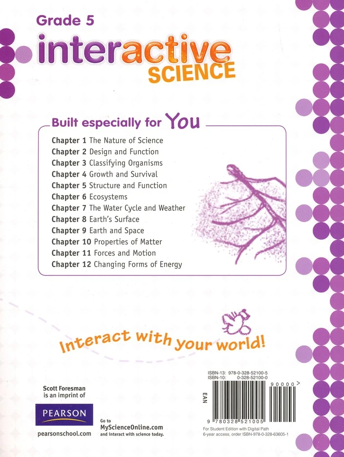 Interactive Science Grade 5 Student Workbook - Classroom Resource Center